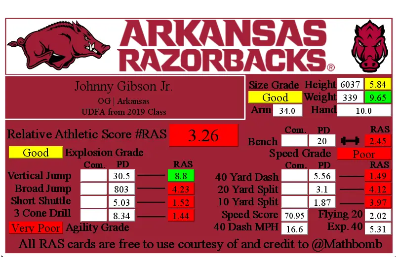 Johnny Gibson Jr. RAS